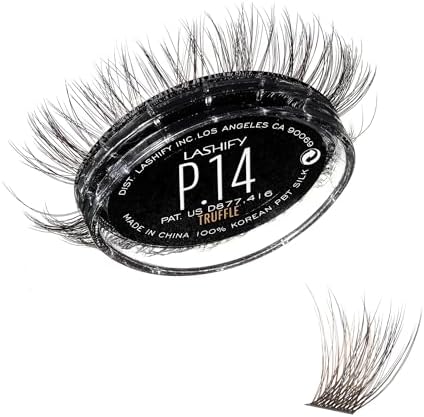 Amazon.com: Lashify Plushy 14mm Gossamer Lashes in Truffle Color, Easy ...
