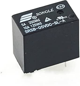 FORGUN Relay 5pcs Srsb-05 12 24vdc-sl-a 5V 12V 24v5a 4-pin Relay (Size ...