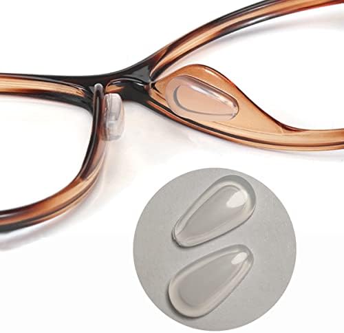 Amazon.com: Mr.ZzjOOj Eyeglass Nose Pads, Soft Silicone Adhesive Nose ...