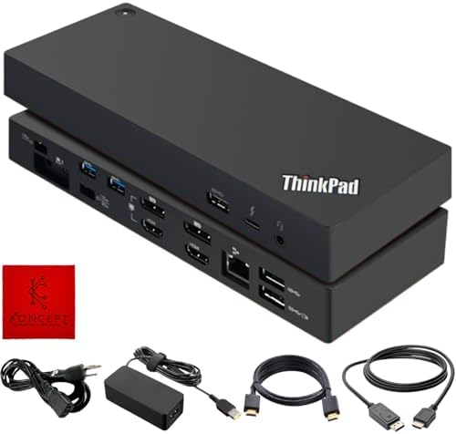 40AN0135US LENOVO ThinkPad Thunderbolt 3 Dock Gen 2 Dual UHD 4K Display ...