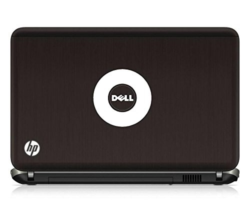 Fusion Graphix Dell Logo Laptop Sticker Vinyl Decal (White) : Amazon.in ...