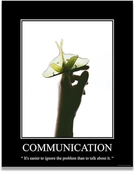 Amazon.com: Inspirational Wall Art Co. - Communication | Demotivational ...