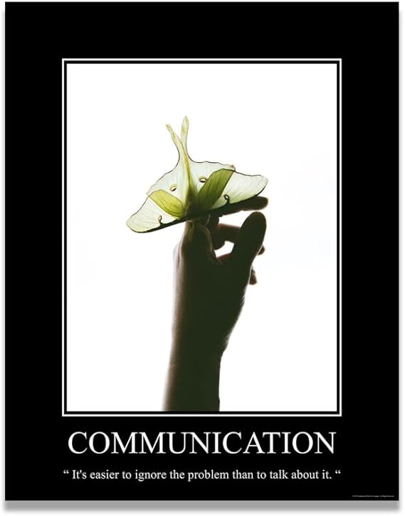 Amazon.com: Inspirational Wall Art Co. - Communication | Demotivational ...