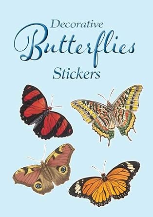 Decorative Butterflies Stickers (Dover Little Activity Books: Insects ...