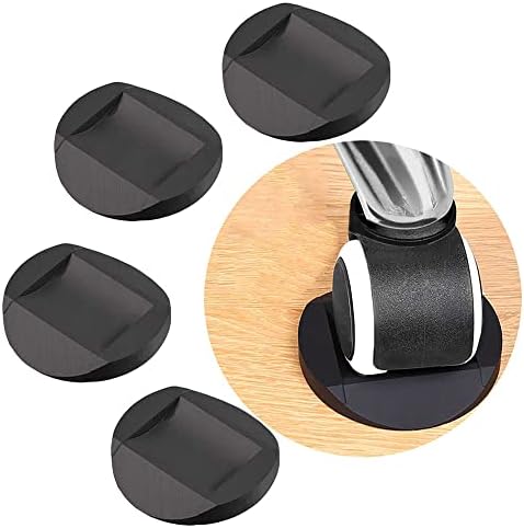 Furniture Castor Cups 4 PCS, Rubber Feet Pads Non Slip Furniture ...