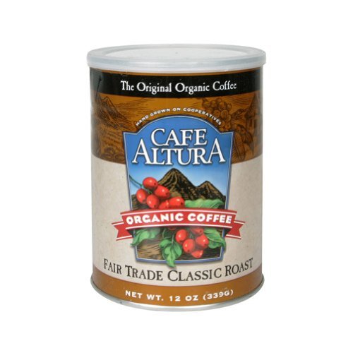 Amazon.com : Cafe Altura Coffee Grnd Clsc Rst Org Ftc, 12 Oz : Ground ...