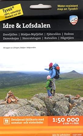 Buy Idre & Lofsdalen (Mountain map detailed scale) Book Online at Low ...