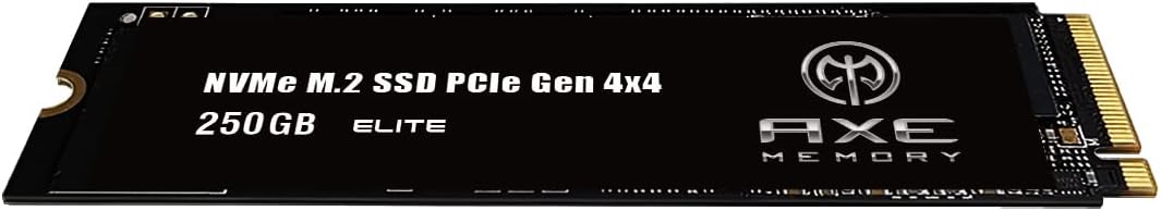 Amazon.com: AXE MEMORY Elite Internal SSD 250GB Gen4 PCIe NVMe M.2 2280 ...