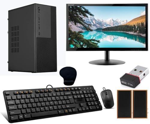 TECNICO Desktop Computer Set with 20-inch HD LED Monitor, i5 2400, 16GB ...