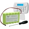 Amazon.com : Replacement Battery+Tool for ADT DSC IMPASSA 9057 SCW9055 ...