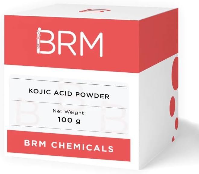 BRM Chemicals Kojic Acid Powder - 100 Grams For Skin Whitening Facemask ...