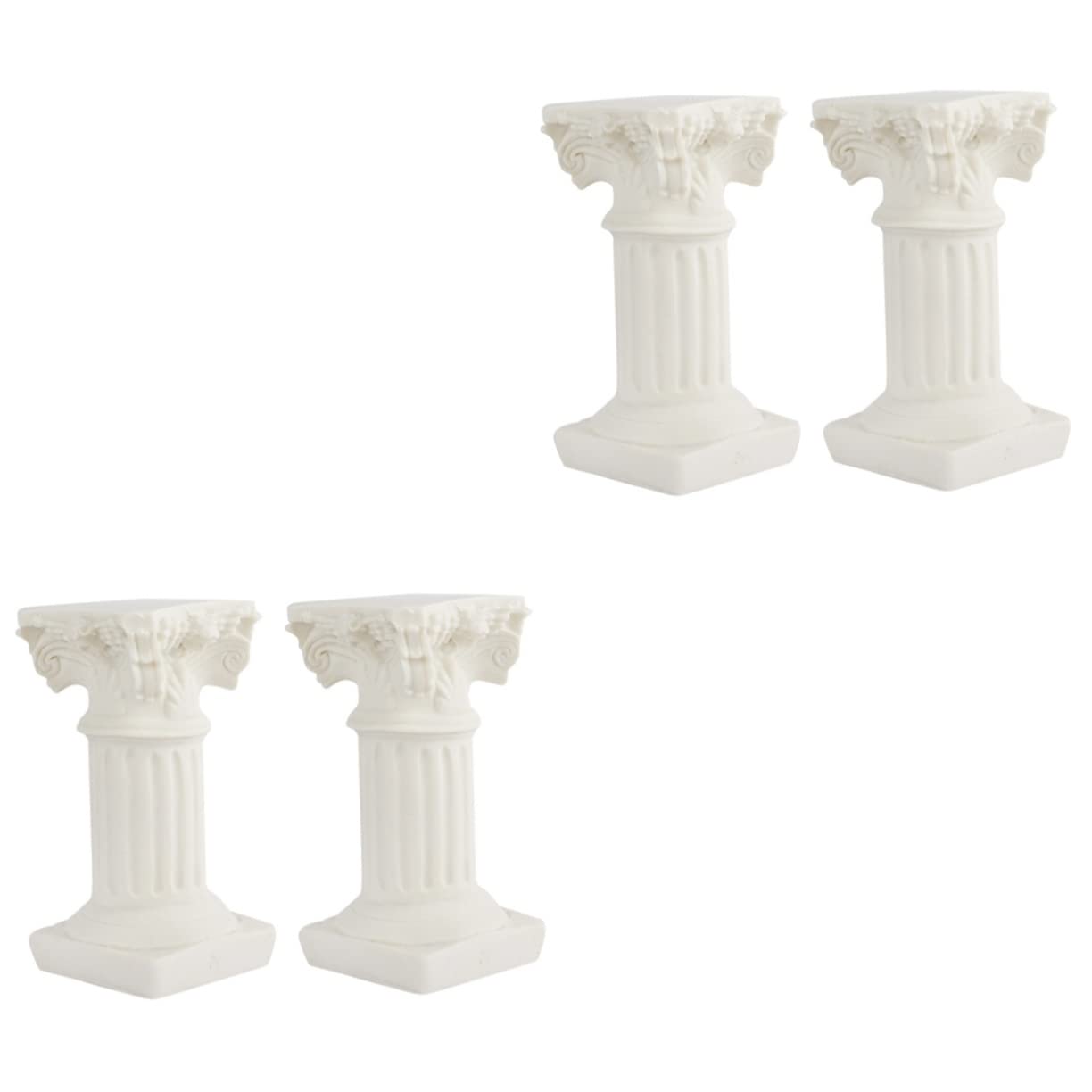 ibasenice 4 Pcs Mini Style Columns and Pillars Decorative Roman Pillar ...