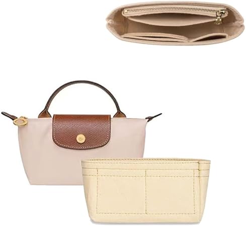 Amazon.com: KOMHPS Bag Organizer Insert for longchamp le pliage tote ...