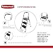 Rubbermaid RM-3W Folding 3-Step Steel Frame Stool with Hand Grip and ...
