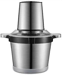 Amazon.com: Metal Meat Grinder-Electric Food Chopper, Vegetable Chopper ...