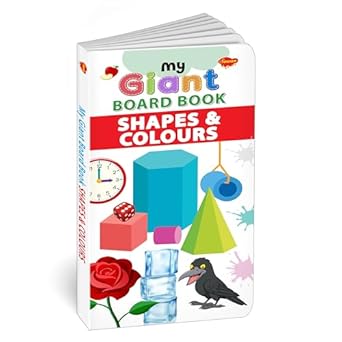 "My Giant Board Book : Shapes and Colours - Children's learning book ...