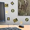 Amazon.com: Army 50ct Vinyl Large Deluxe Stickers Variety Pack - Laptop ...