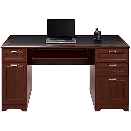 Amazon.com: Realspace Magellan Collection Managers Desk, Classic Cherry ...