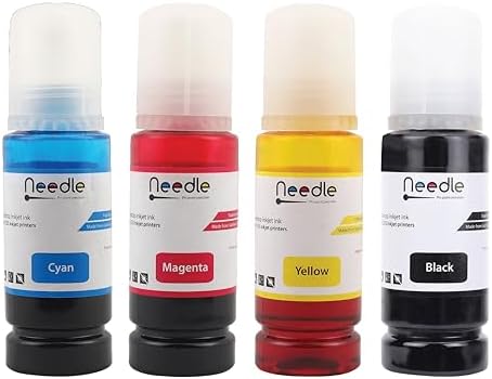 Needle 001/003 Inkjet Ink Compatible with L3150,L3110,L3100, L3151 ...