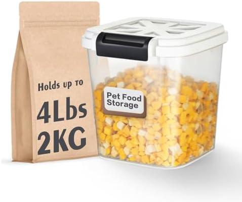 Amazon.com: LivLab Mker 6lbs/100OZ/5.5qt Airtight Dog food storage ...