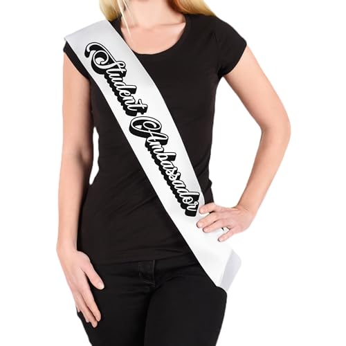 Amazon.com: SonaGear Custom Sash - Perfect for Senior Stuco, Student ...