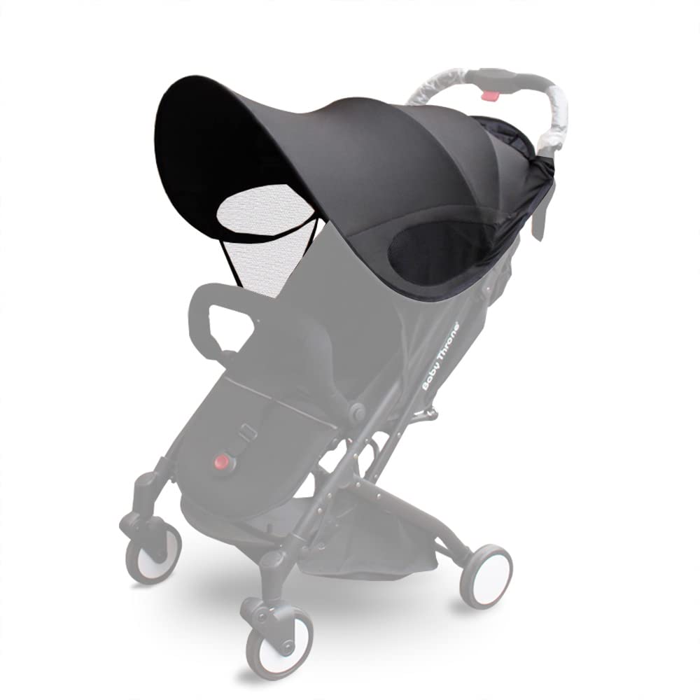 Amazon.com: SeedFuture Baby Stroller Sun Shade Cover Black Umbrella for ...