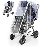 Amazon.com : Double Stroller Rain Cover, Waterproof Weather Shield for ...