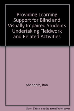 Providing Learning Support for Blind and Visually Impaired Students ...