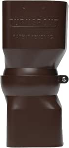 TurnSpout Directional Downspout Connector Chestnut, Downspouts - Amazon ...