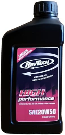 Amazon | REVTECH(レブテック) エンジンオイル SAE20W50 946ml(1クオート) ハーレー CC35052-1 ...