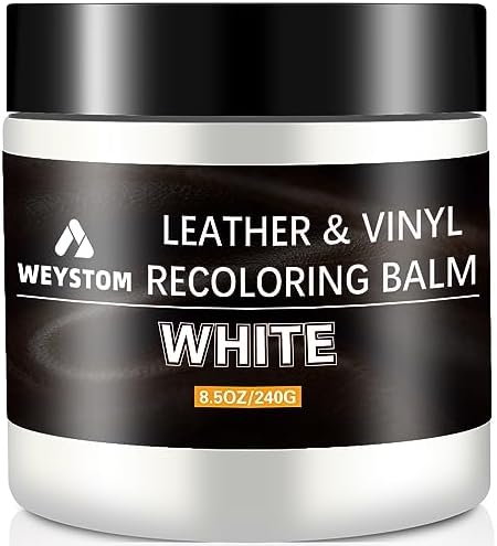 WEYSTOM Leather Recoloring Balm - Black Leather Repair Kit for ...