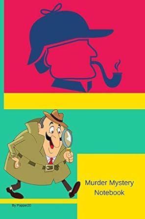 Murder Mystery Notebook: NOT A BOOK: 9781034236900: Amazon.com: Books