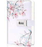 Amazon.com : CAGIE Diary for Girls with Lock and 2 Keys, Diary with ...
