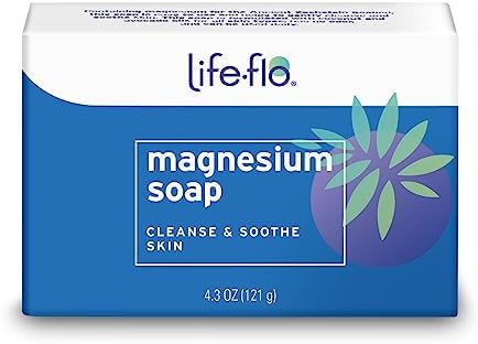 Amazon.com : LIFE-FLO Magnesium Bar Soap, Moisturizing Body and Hand ...
