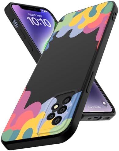 Amazon.co.jp: Galaxy A53 ケース Galaxy A53 カバー 液体シリコン ストラップホール付き 可愛い 全面保護 ...