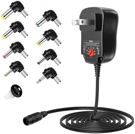 Amazon.com: Basicvolt Universal AC/DC Adapter Multi-Voltage Regulated ...