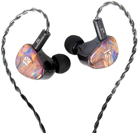 Amazon.com: KBEAR KB02 Colorful Resin Shell in Ear Monitor Headphones ...