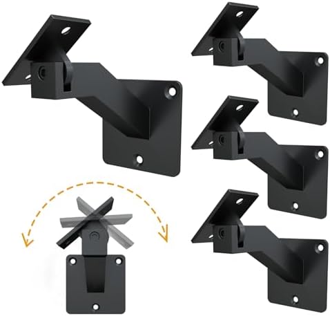 Amazon.com: 3 x 304 Stainless Adjustable Handrail Brackets, 3TO Heavy ...