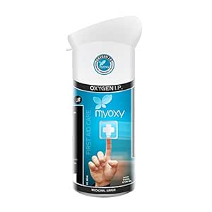 MyOxy Portable Natural Oxygen Can, 5.9 Litres Of Compressed Oxygen ...
