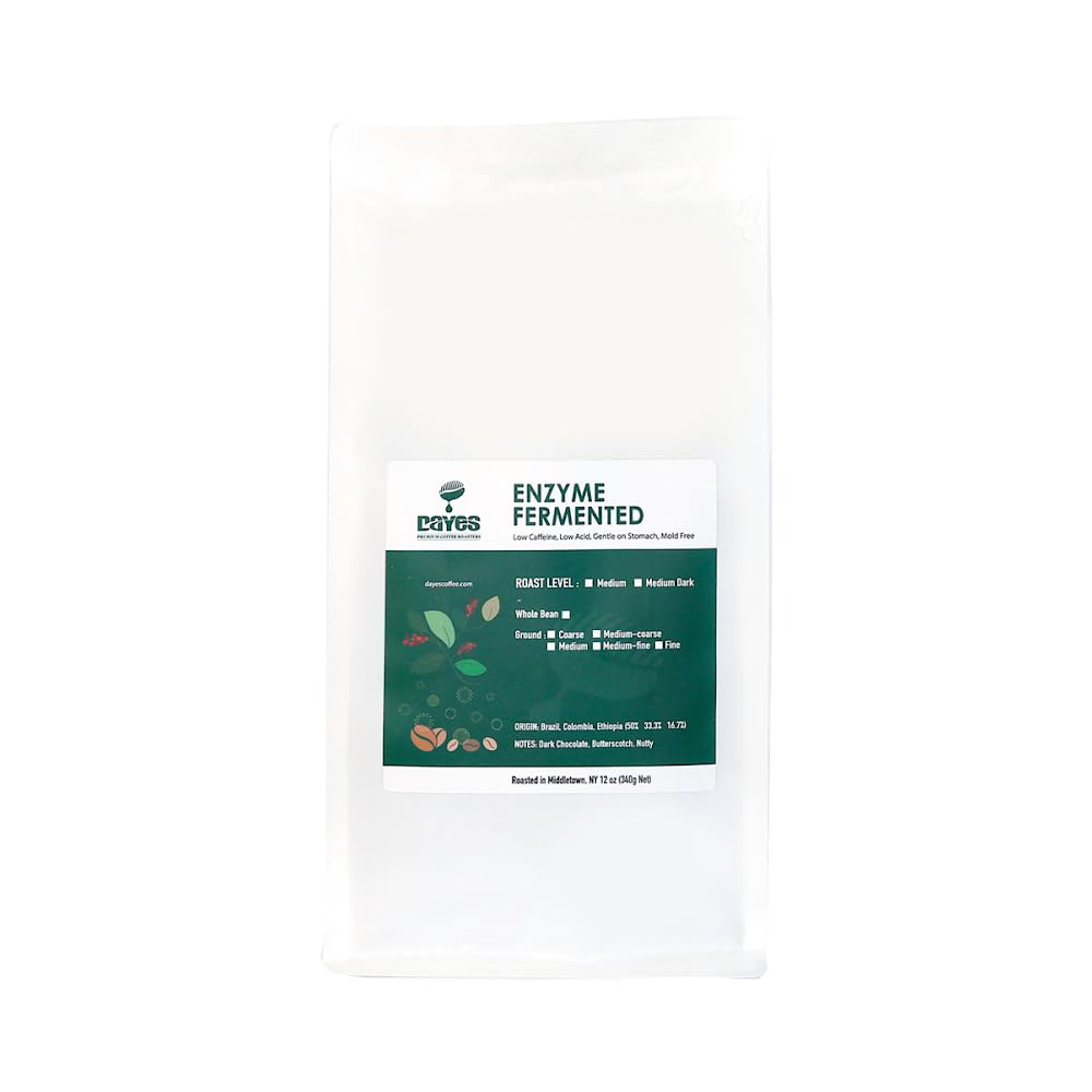 Amazon.com : DAYES Enzyme Fermented Coffee (Whole Beans) - Low Acid ...