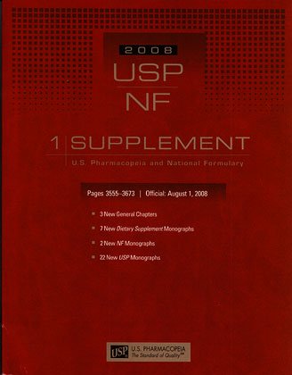 2008 US Pharmacopeia and National Formulary (Vol 1 Supplement Pages ...