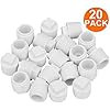 Amazon.com: 20Pack 1/2 Inch PVC Male Threaded Pipe End Cap SCH40 1/2 ...