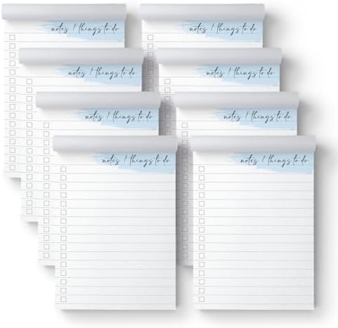 8-Pack A6 Small Notepad Refills - 4x6 in Memo Pads with Lined Paper ...