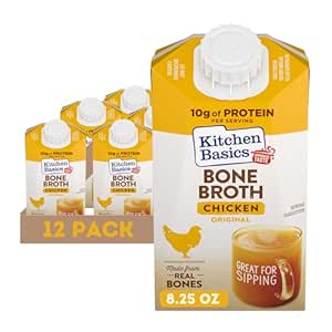 Amazon.com : Kitchen Basics Original Chicken Bone Broth, 8.25 oz (Pack ...