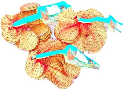 Milk Chocolate Coins in Net Chocolate Gold Coins Christmas Decorations ...