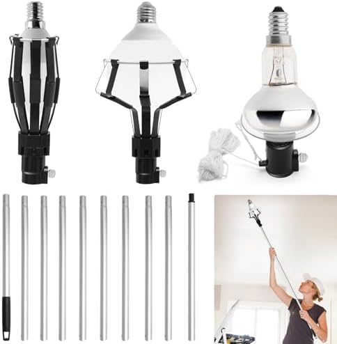 13FT Light Bulb Changer for High Ceilings Snap-On Design Light Bulb ...