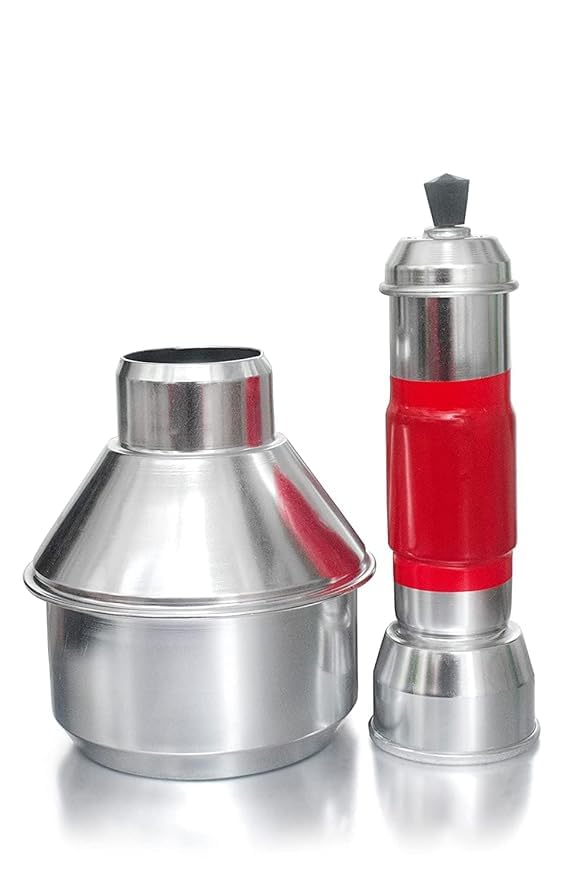 ZAILAND "Anodized" Aluminium Puttu Maker/Puttu Kudam/Puttu Steamer Set ...