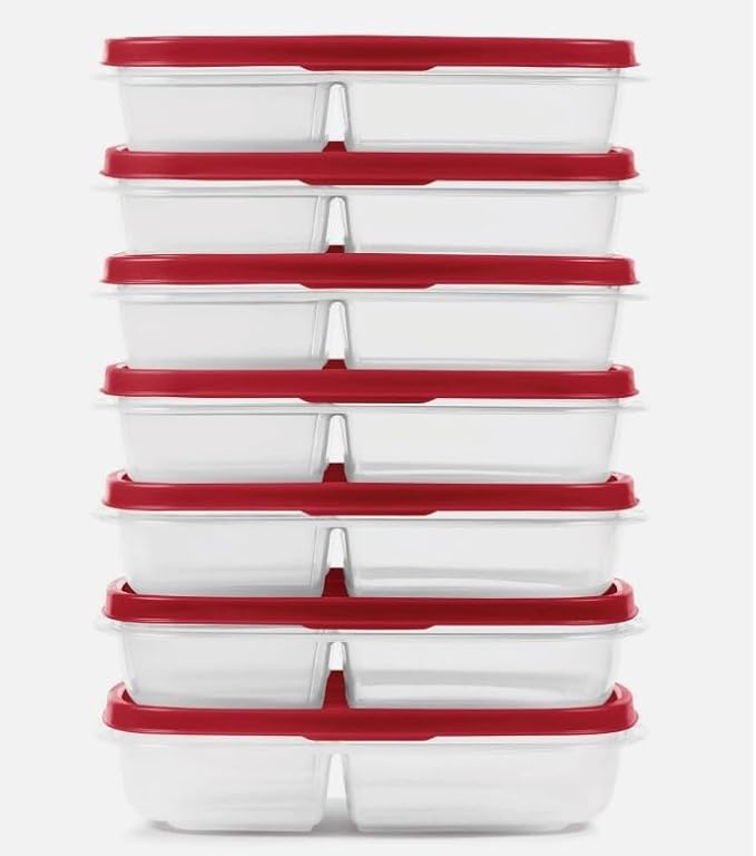 Amazon.com: Rubbermaid 14 Piece Easy Find Lids Meal Prep Food Storage ...