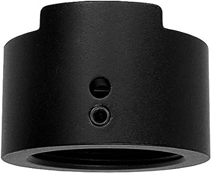 The Light Source Mega-Coupler Pipe Adapter, Black Anodized - - Amazon.com