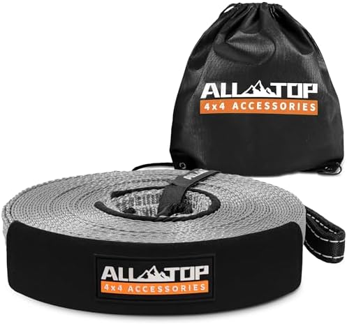 Amazon.com: ALL-TOP Winch Extension Strap 2in x 65.6ft Min Break ...